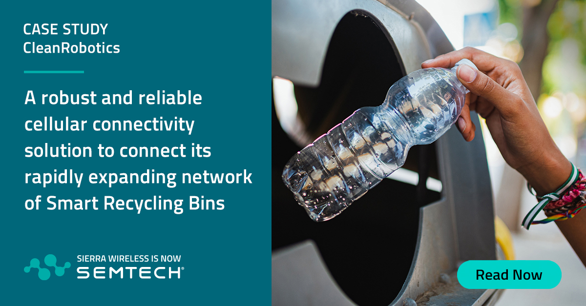 CleanRobotics TrashBot Smart Recycling Bin | Semtech